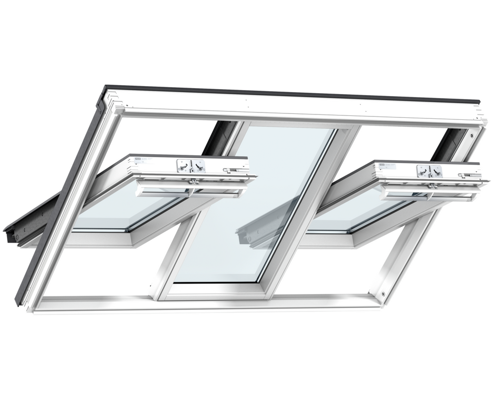 VELUX GGLS FFKF06 2066 Triple Glazed STUDIO 3-in-1 Roof Window (1880 x