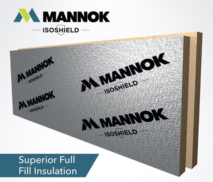 Mannok IsoShield Full Fill Cavity Wall Insulation - 1200mm x 450mm x 1 ...