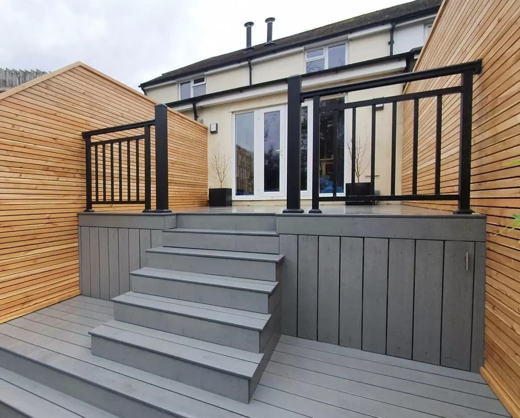 Cladco Handrail Balustrade - Powder Coated Aluminium | Roofing Outlet