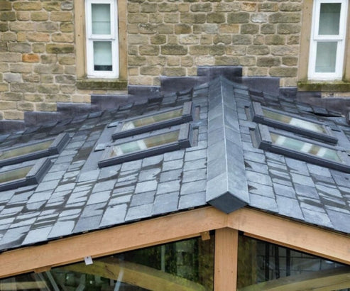 Mayan Armoured Natural Slate Graphite - Low Pitch 10°