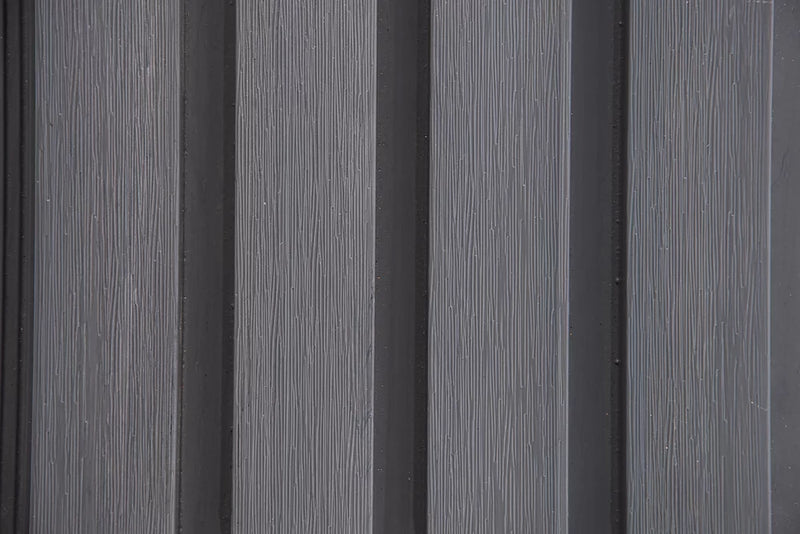 Cladco Composite Slatted Wall Cladding Panels - Stone Grey (2.5m ...