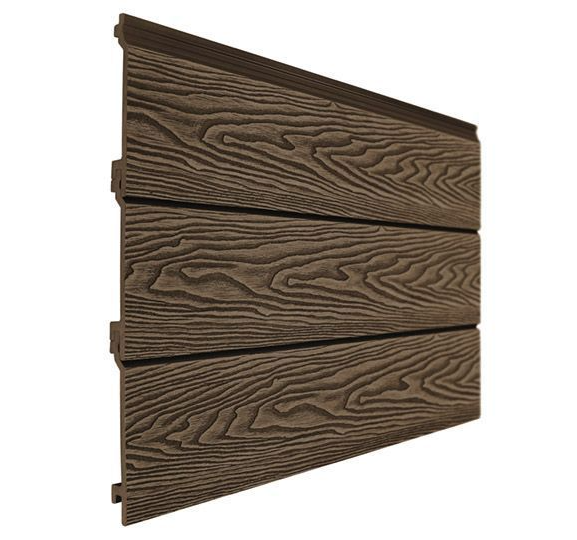 Cladco Composite Woodgrain Effect Wall Cladding Board - 3.6m (All Colo ...