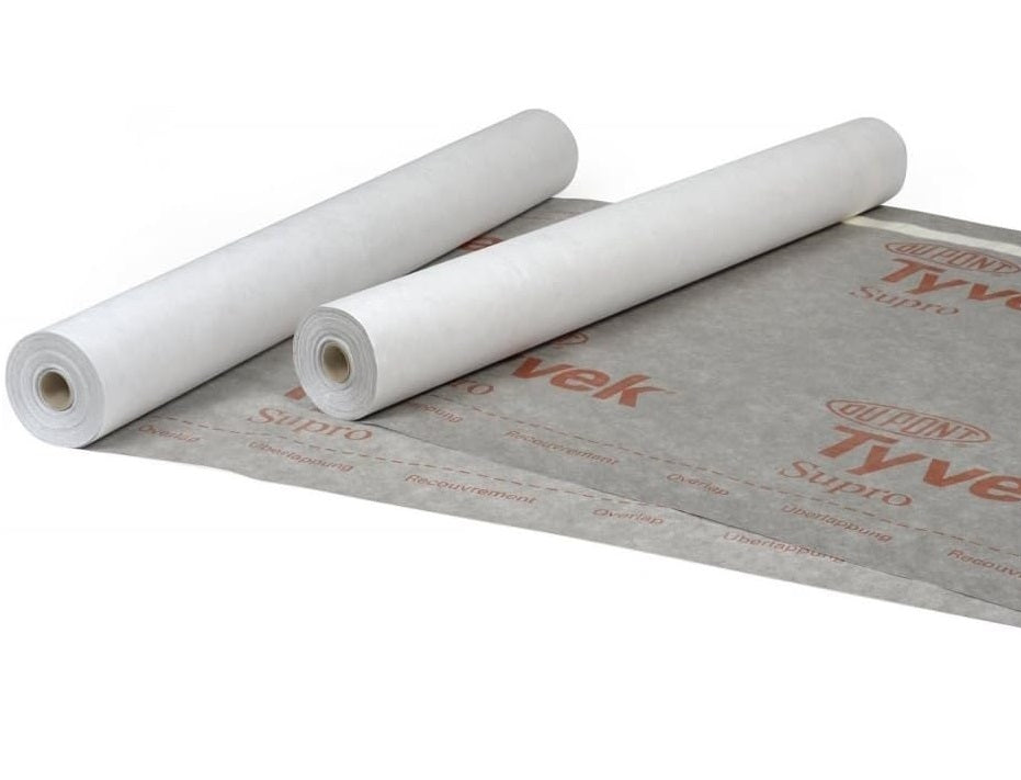 Tyvek® Supro Vapour Permeable Breather Felt 1.5m x 50m (75m2 roll ...