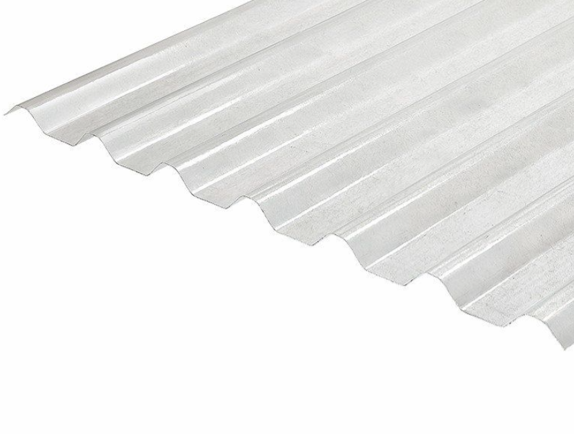 Cladco 34/1000 Box Profile Translucent GRP Rooflight Sheet - 1.5mm Thi
