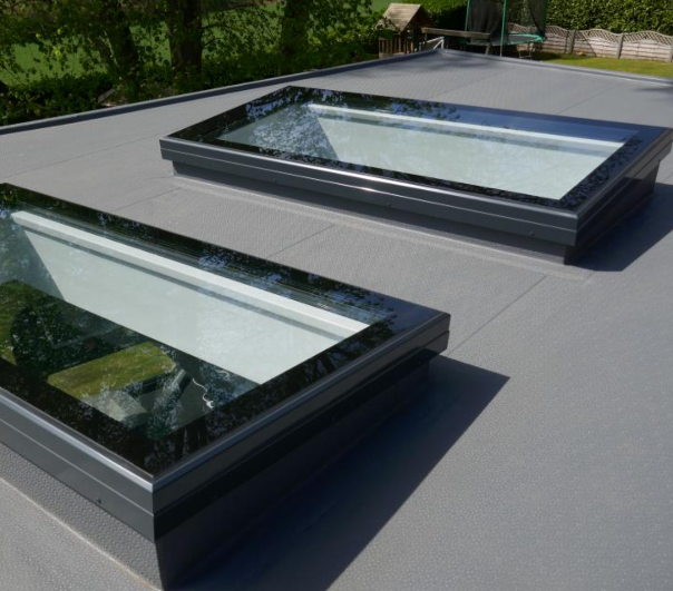 Roofglaze Skyway Fixed Flat Glass Rooflight | Roofing Outlet