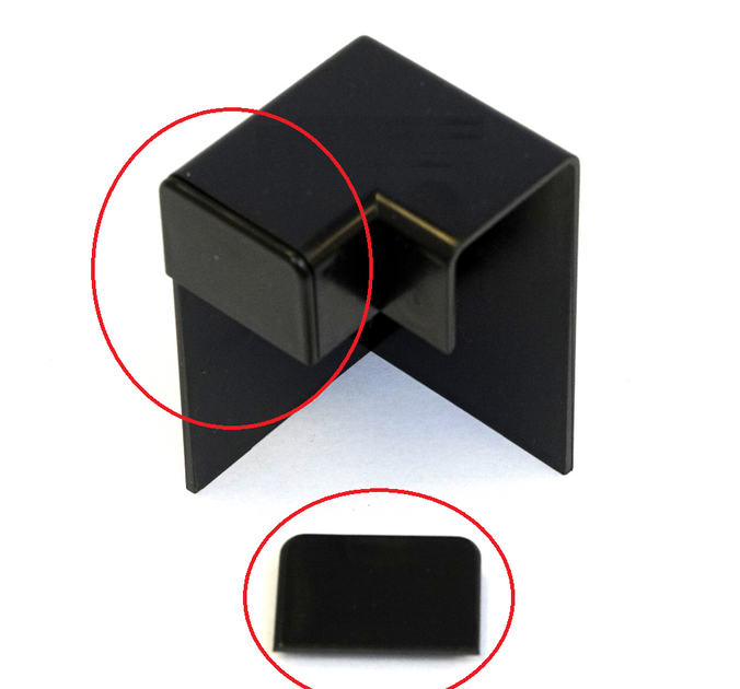 Permaroof UPVC External Corner End Cap | Roofing Outlet