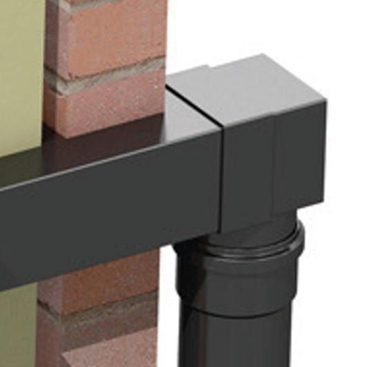 Horizontal Flat Roof Through Wall Parapet Outlets