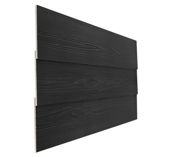 Cladco Fibre Cement Exterior Wall Cladding Boards - Black (3.66m ...