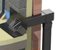 RYNO TPH-100 Horizontal Through Wall / Parapet Outlet - 100mm x 100mm