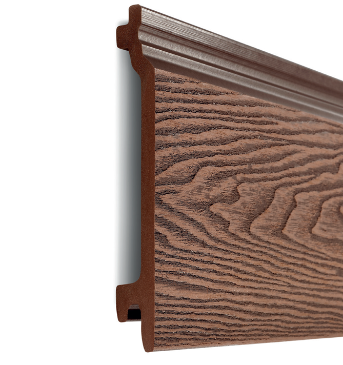 Cladco Composite Woodgrain Effect Wall Cladding Board - Redwood (3.6m)