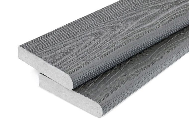 Cladco Nordeck Premium PVC-ASA Woodgrain Effect Bullnose Board - 3.6m