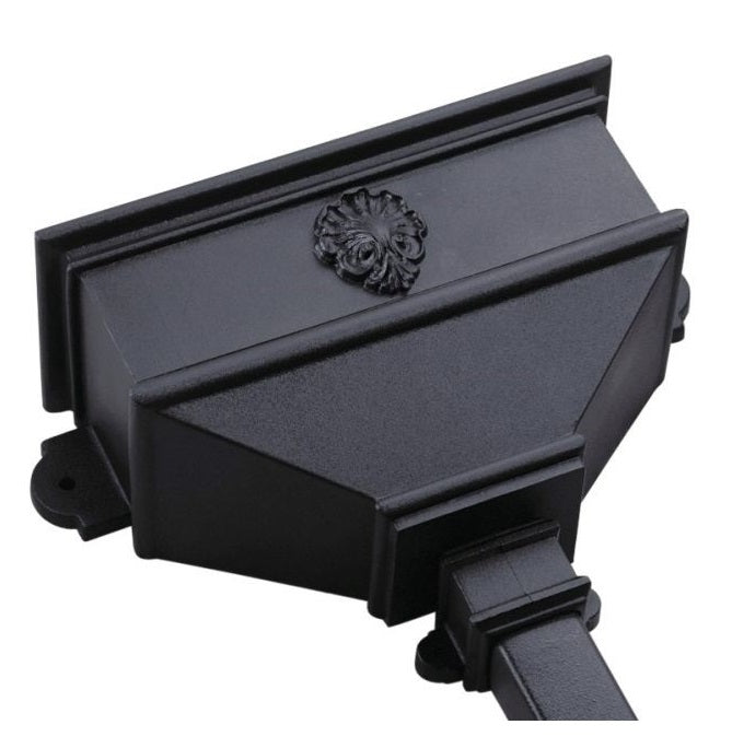 Brett Martin Cascade Cast Iron Effect Small Hopper with Leaf (BRH6LF ...