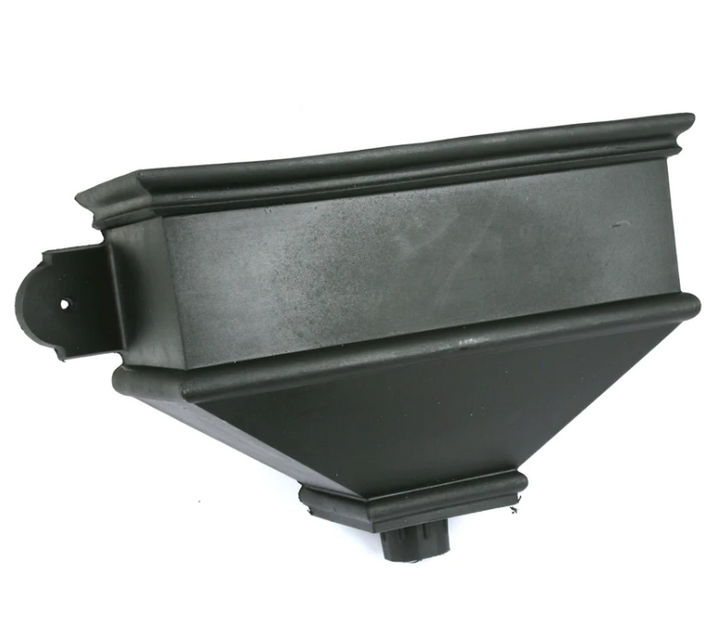 Brett Martin Cascade Cast Iron Effect Long Undated Plain Hopper (BRH5 ...