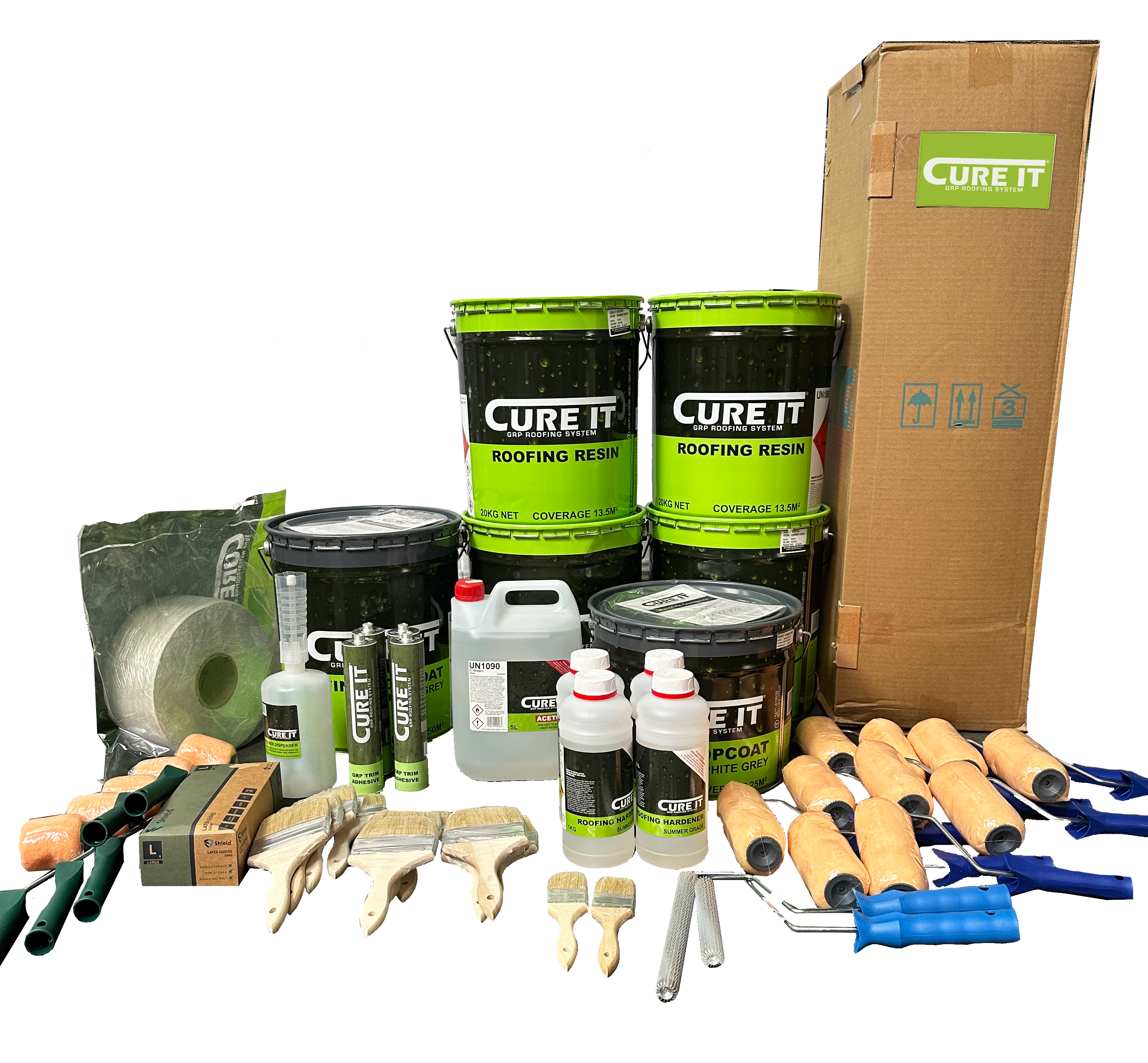 Cure It 50 m² GRP Roofing Kit (with Tools)