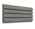 Cladco Composite Slatted Wall Cladding Panels - Stone Grey (2.5m)