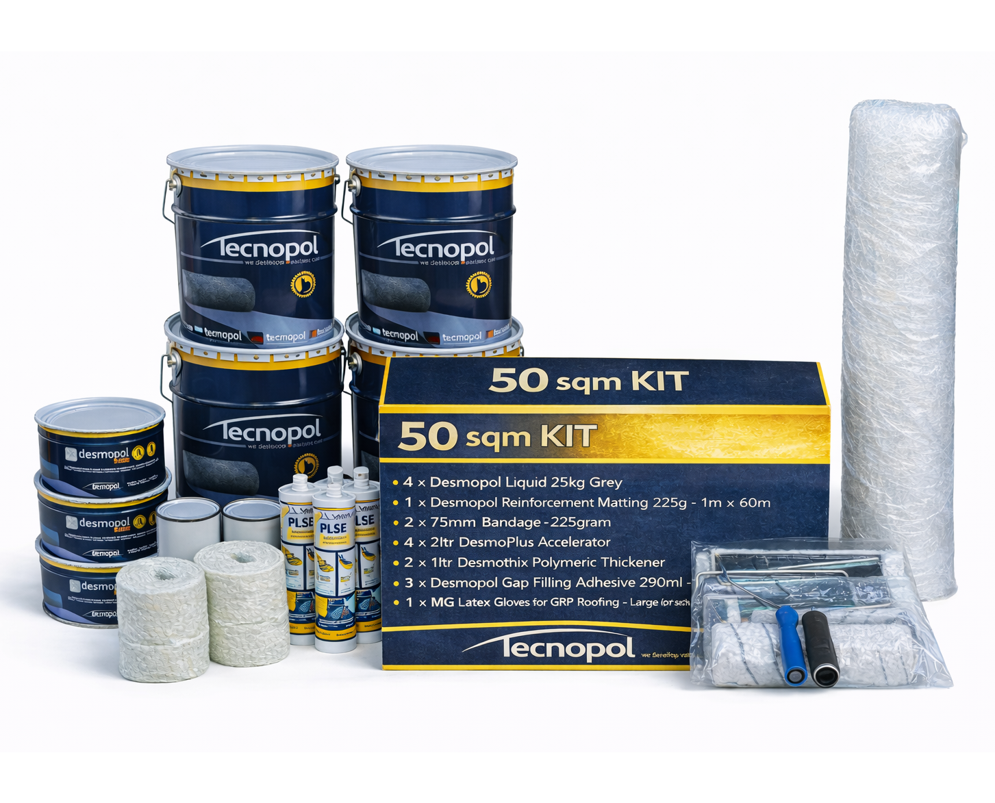 Desmopol Liquid Polyurethane Waterproofing Kit - 50m²