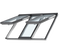 VELUX GPLS FFKF08 2066 STUDIO 3-in-1 Top Hung Roof Window (1880 x 1400