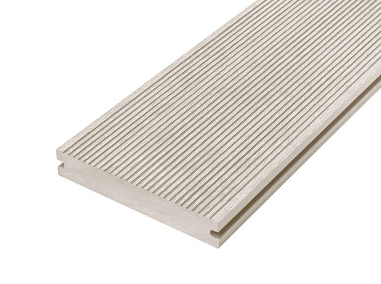 Cladco Solid Commercial Grade Composite Decking Board - Ivory (4m)