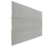Cladco Fibre Cement Exterior Wall Cladding Boards - Light Grey (3.66m)