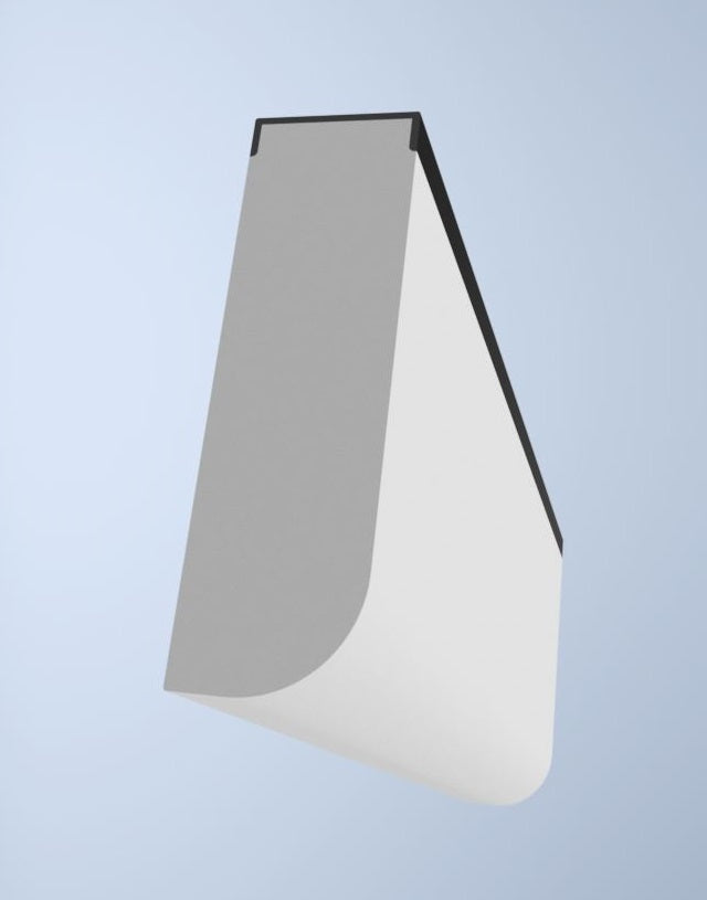 Permaroof Plus 2 Part Gutter Trim - 2.5m | Roofing Outlet