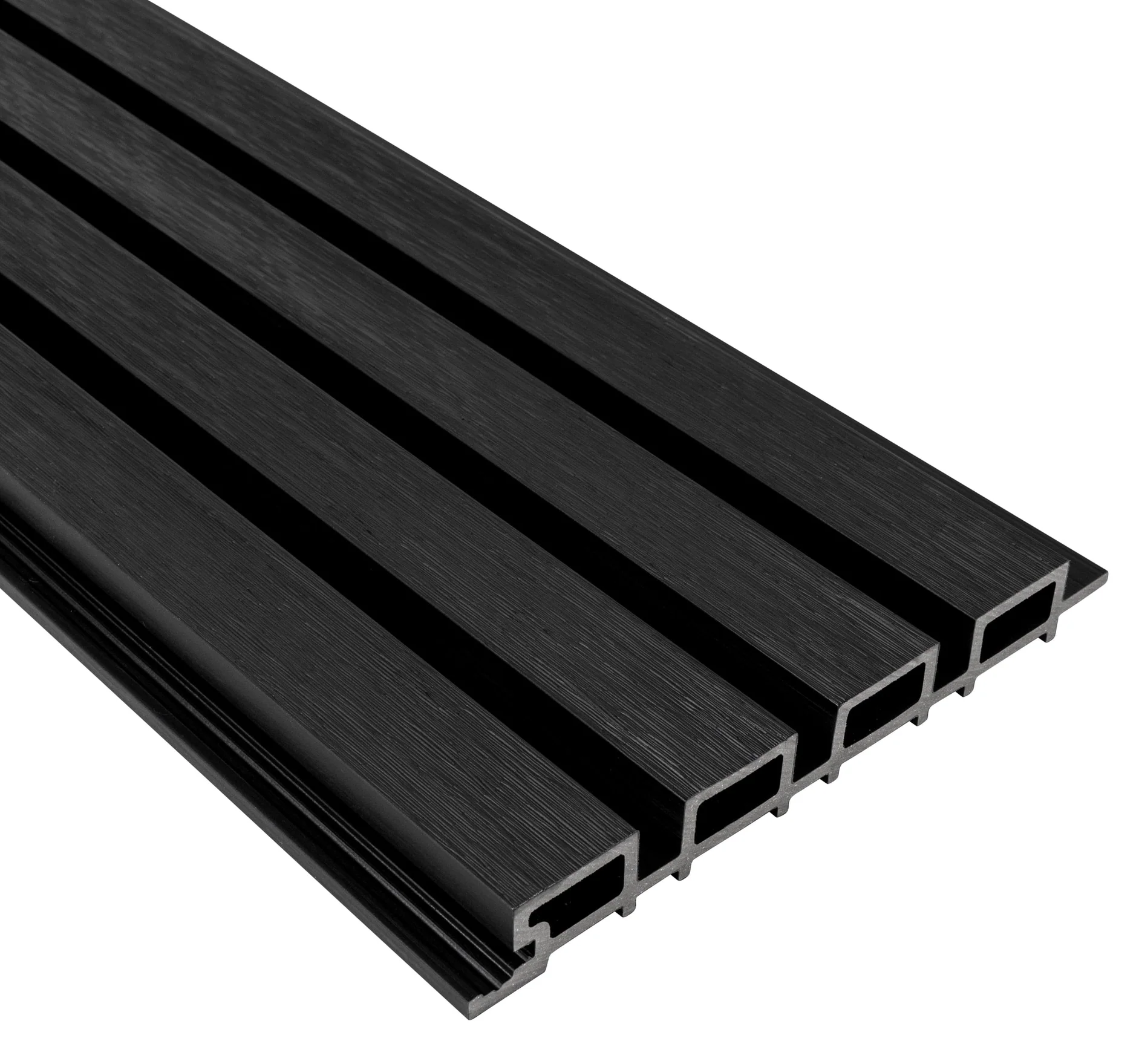 Triton WPC Slatted Wall Cladding - Charcoal (2.5m)