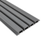 Triton WPC Slatted Wall Cladding - Light Grey (2.5m)
