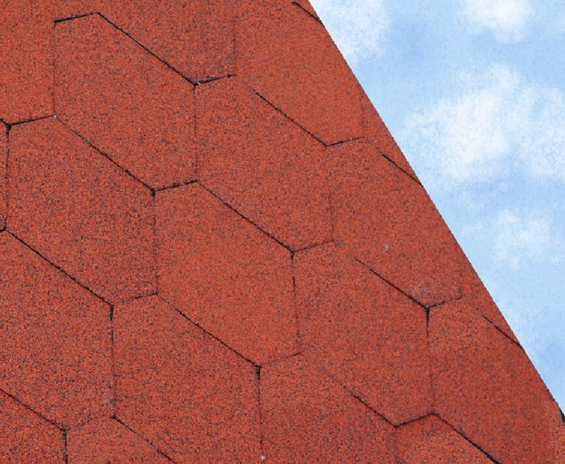 Hexagonal 3 Tab Bitumen Roof Felt Shingles - (2.42m2 Pack)