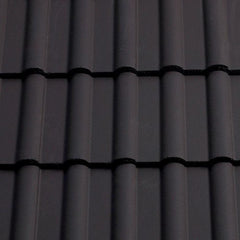 Sandtoft Concrete Double Roman Roof Tile - Dark Grey | Roofing Outlet