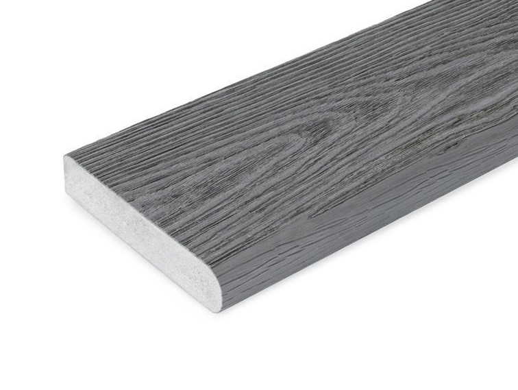 Cladco Nordeck Premium PVC-ASA Woodgrain Effect Bullnose Board - 3.6m