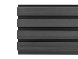 Cladco Composite Slatted Wall Cladding Panels - Charcoal (2.5m)