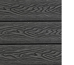 Cladco Signature Woodgrain Composite Wall Cladding Board - Charcoal (3