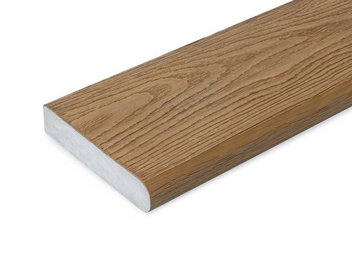 Cladco Nordeck Premium PVC-ASA Woodgrain Effect Bullnose Board - 3.6m