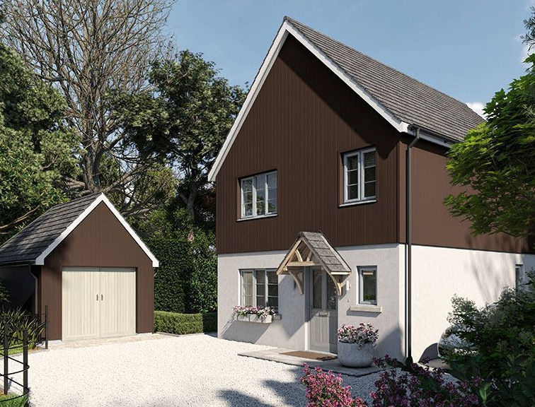 Cladco Composite Wall Cladding Board - Coffee (3.6m) | Roofing Outlet