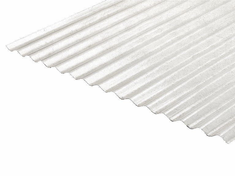 Cladco 13/3 Corrugated Roof Sheeting - Plain Galvanised Finish