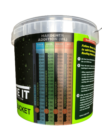 Cure It GRP Mixing Bucket - 10ltr | Roofing Outlet