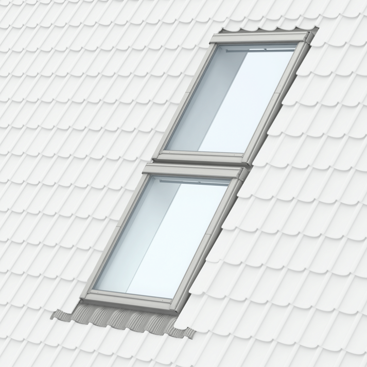 VELUX EKW S00W02 Duo Flashing for tiles up to 120mm in profile (100mm