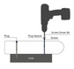 Cladco Hidden Deck Fasteners for Nordeck Decking 65mm (Pack of 100)