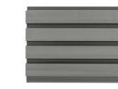 Cladco Composite Slatted Wall Cladding Panels - Stone Grey (2.5m)