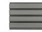 Cladco Composite Slatted Wall Cladding Panels - Stone Grey (2.5m)