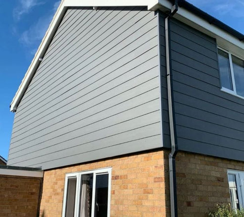 Cladco Fibre Cement Lap Cladding Boards - Slate (3.66m)