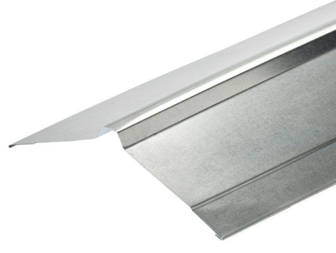 Cladco 90º Corner Barge Flashings in Galvanised Finish - 3m x 200mm x