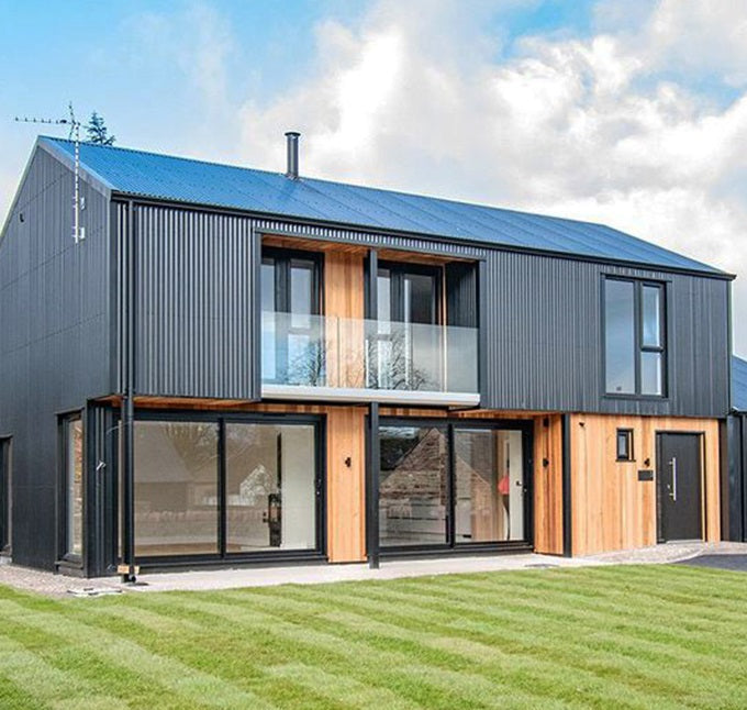 Cladco 13/3 Corrugated 0.7 PVC Plastisol Coated Roof Sheet - Black ...