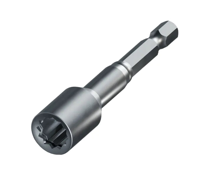 Bi-Hex Socket Driver with C-Ring - 11mm