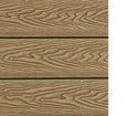 Cladco Signature Woodgrain Composite Wall Cladding Board - Teak (3.6m)