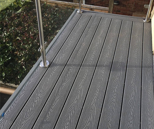 Cladco Signature Reversible Composite Decking Board - Stone Grey (4m)