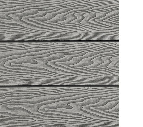 Cladco Signature Woodgrain Composite Wall Cladding Board - Stone Grey