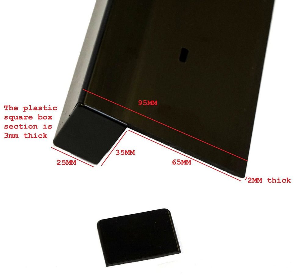 Permaroof UPVC Roof Kerb Edge Trim - 65mm x 2.5m