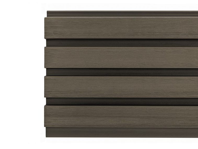 Cladco Composite Slatted Wall Cladding Panels - Walnut (2.5m) | Roofing ...