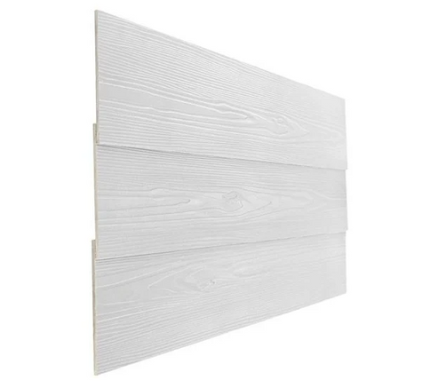 Cladco Fibre Cement Exterior Wall Cladding Boards - White (3.66m)