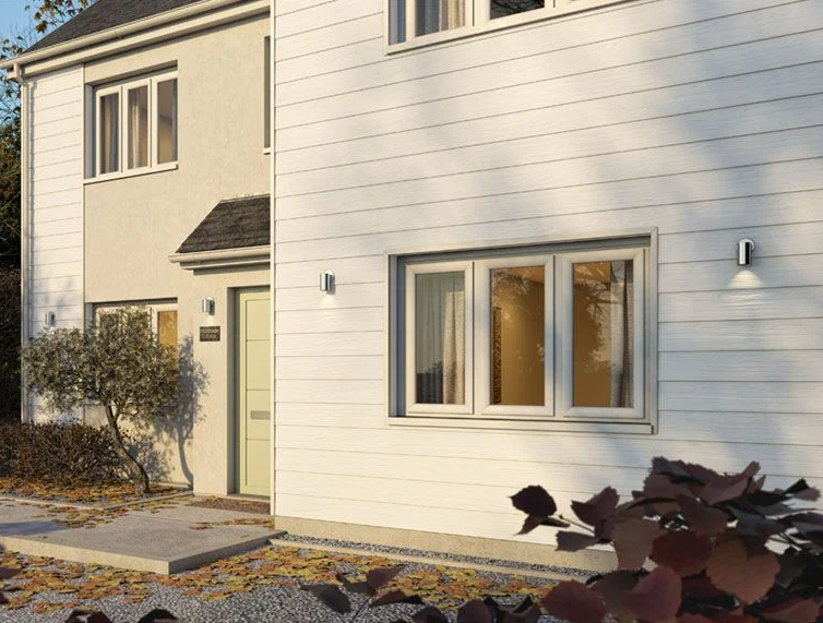 Cladco Fibre Cement Exterior Wall Cladding Boards - White (3.66m ...